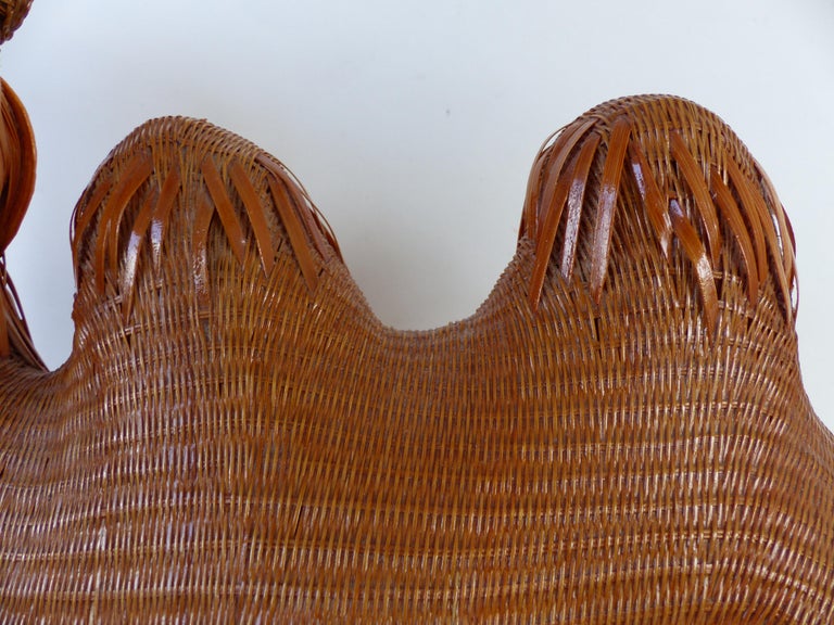 Chinese Woven Reed Sculpture of a Camel from the Shanghai Collection at ...