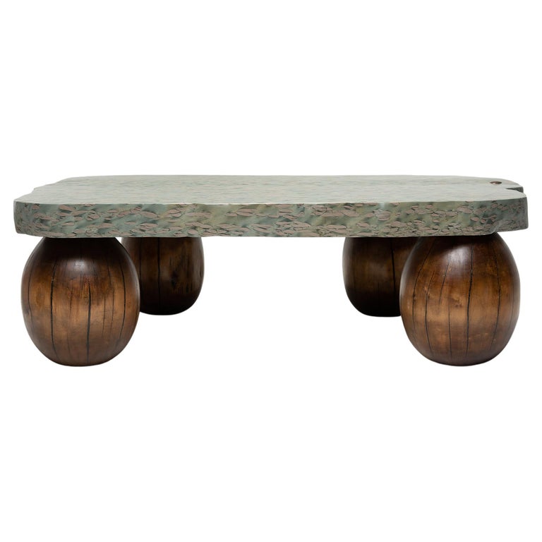 Chinese Zhenzhu Meditation Stone Table For Sale at 1stDibs