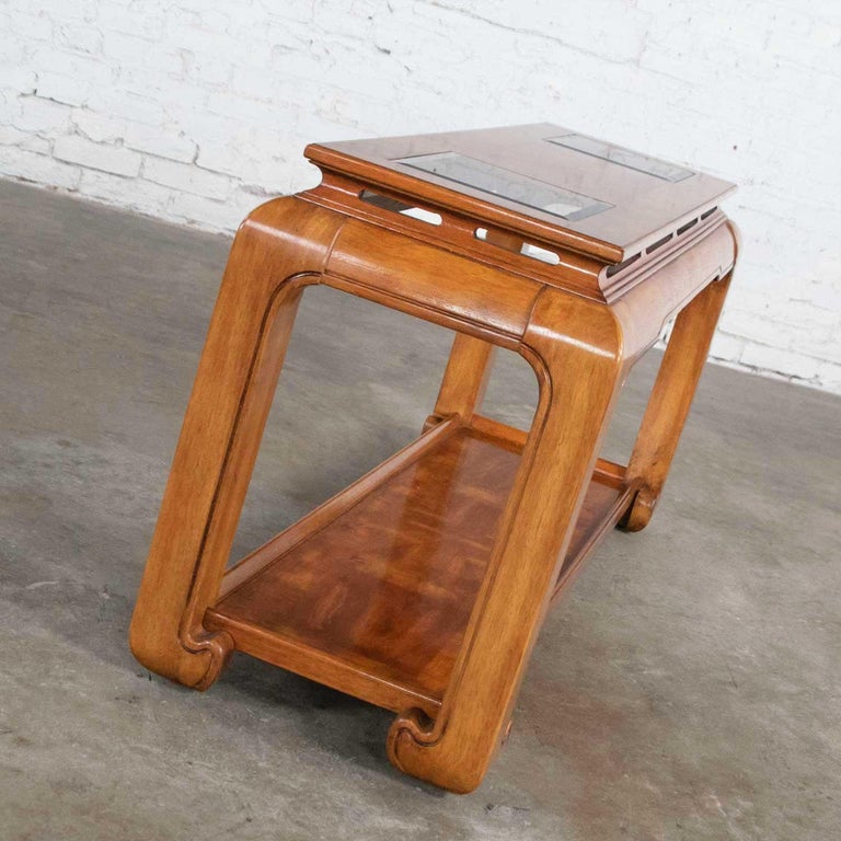 Chinoiserie Chow Leg Ming Style Sofa Console Table Attributed to ...