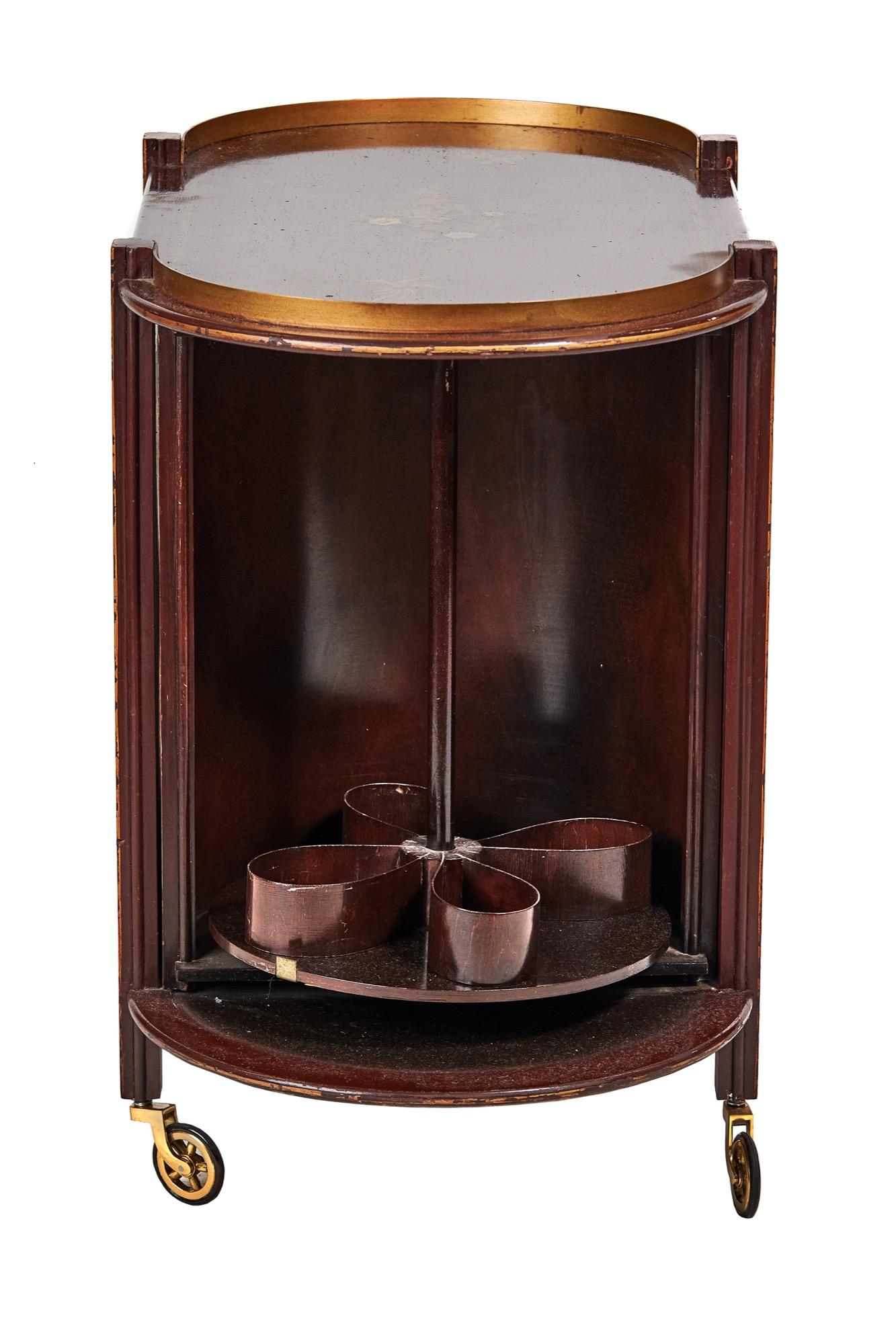Chinoiserie Decorated Drinks Trolley, circa 1930s at 1stDibs
