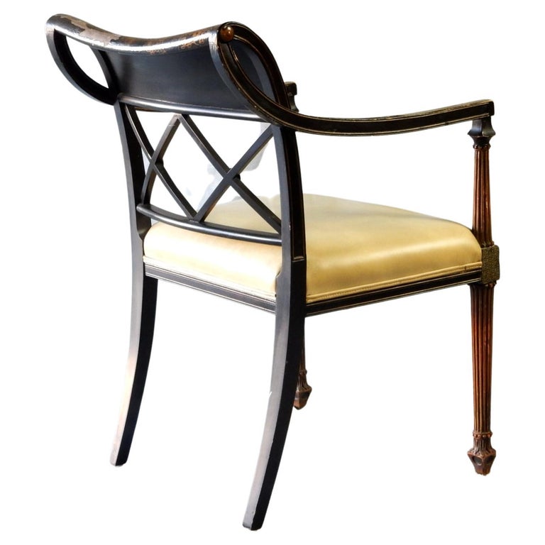 Chinoiserie Regency Desk Arm Chair by Interior-Crafts of Chicago, circa ...