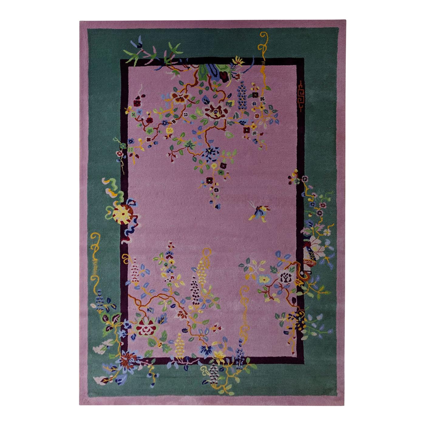 Chinoiserie Rug For Sale at 1stDibs