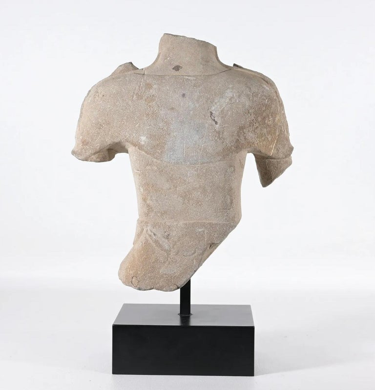 Chinese Carved Stone Torso For Sale at 1stDibs