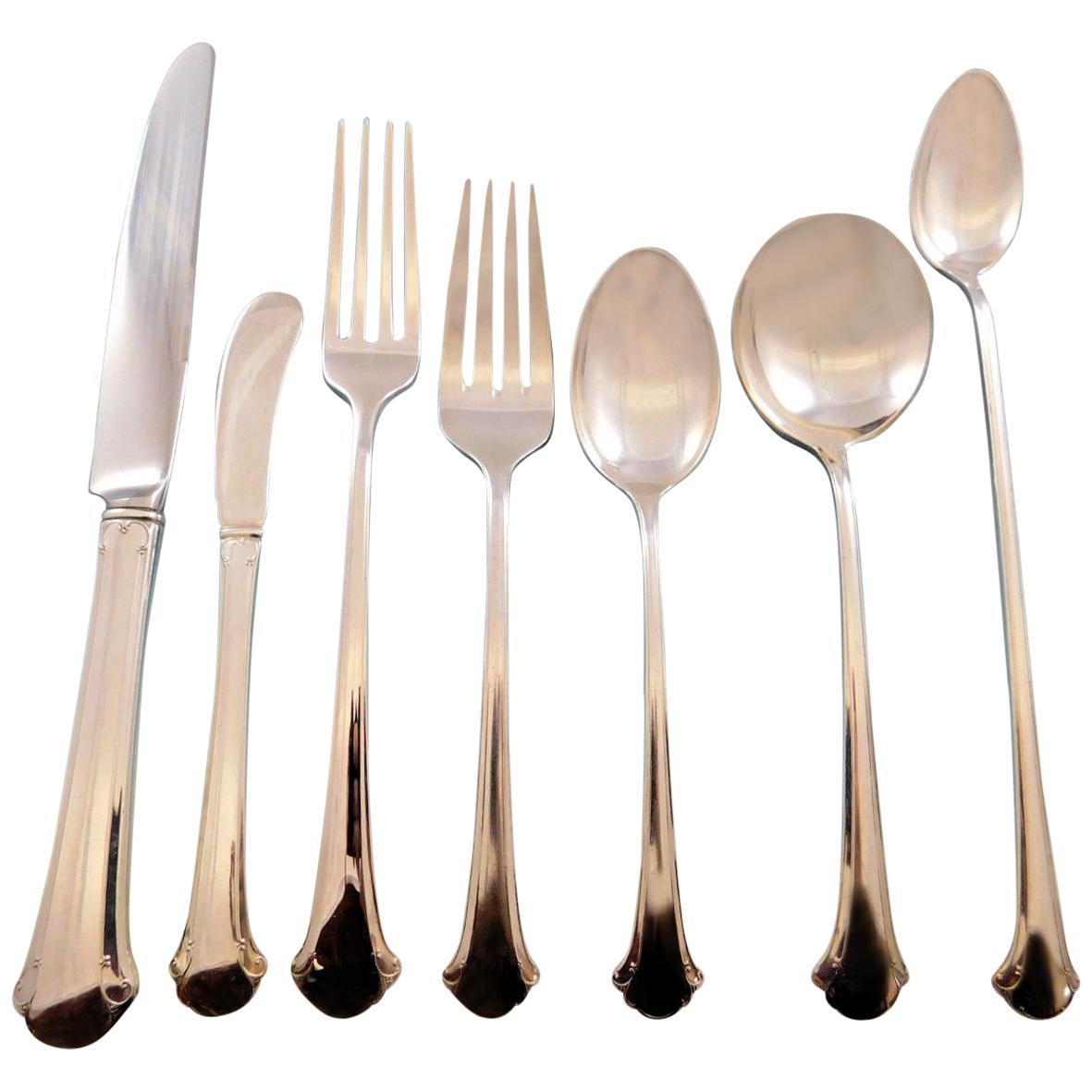 Chippendale by Towle Sterling Silver Flatware Set for 12 Service 98 ...