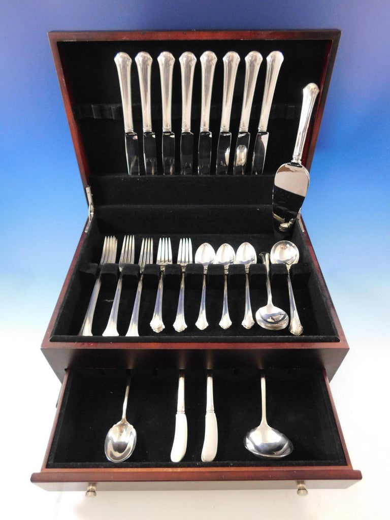 Chippendale by Towle Sterling Silver Flatware Set for 8 Service 51 ...
