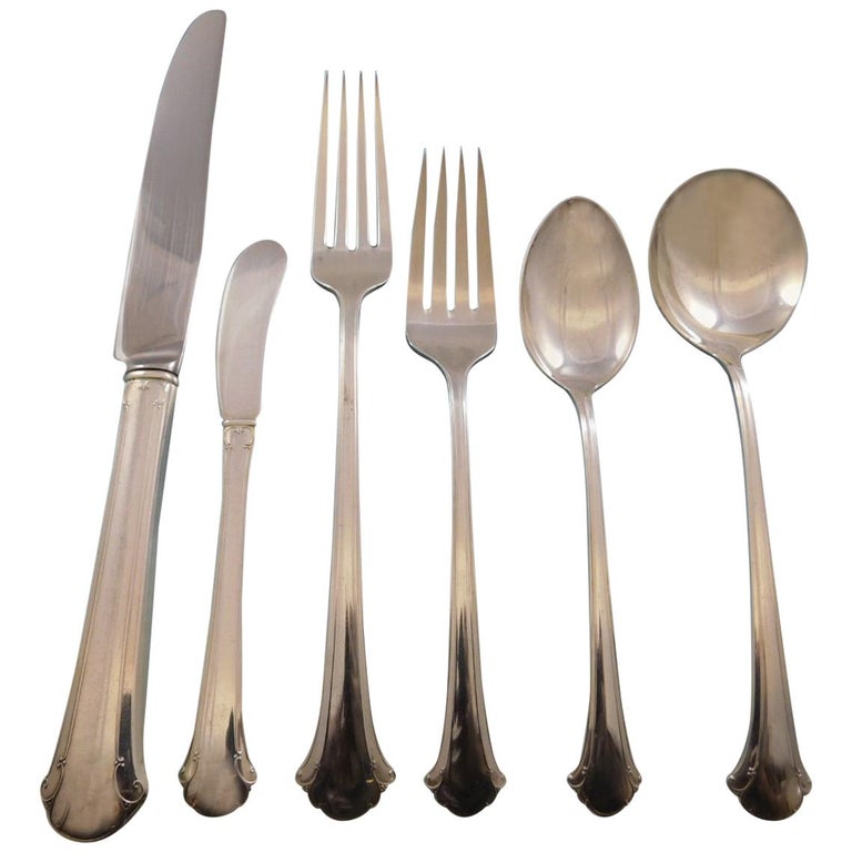 Chippendale by Towle Sterling Silver Flatware Set for 8 Service 51 ...