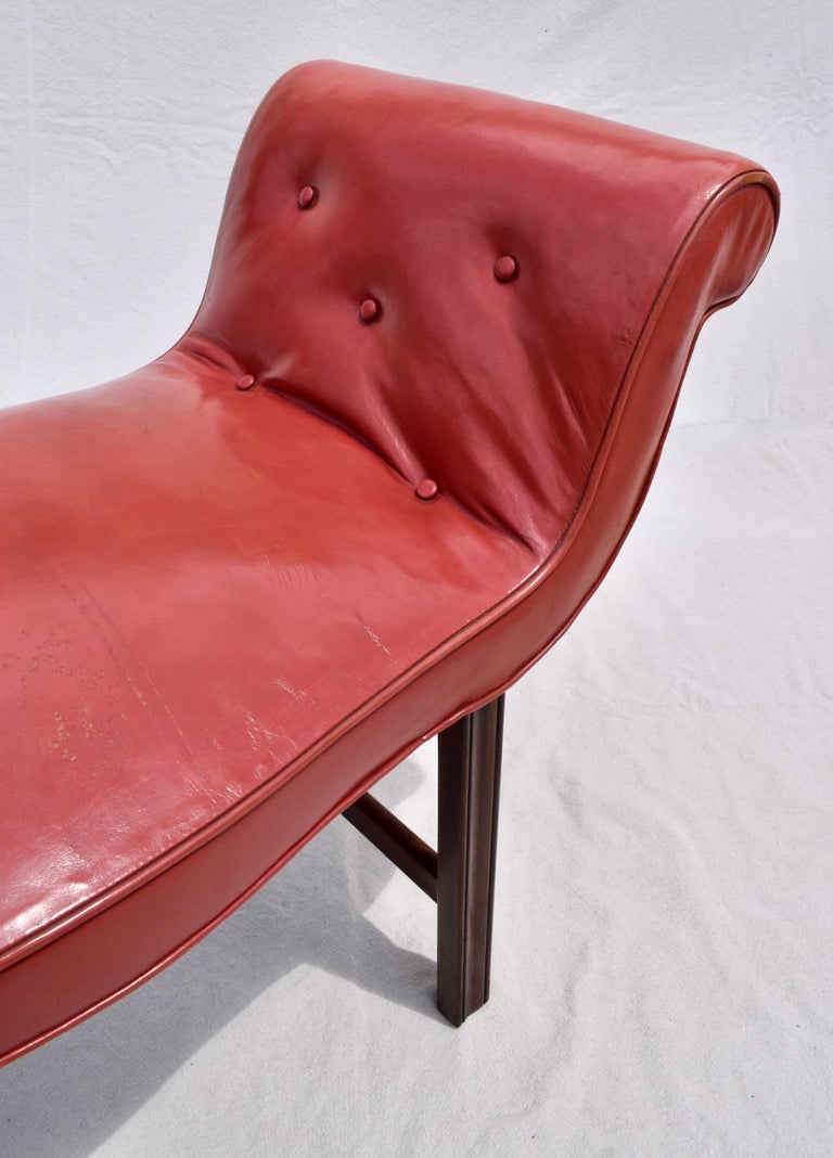 English Leather Saddle Seat Window Benches For Sale at 1stDibs