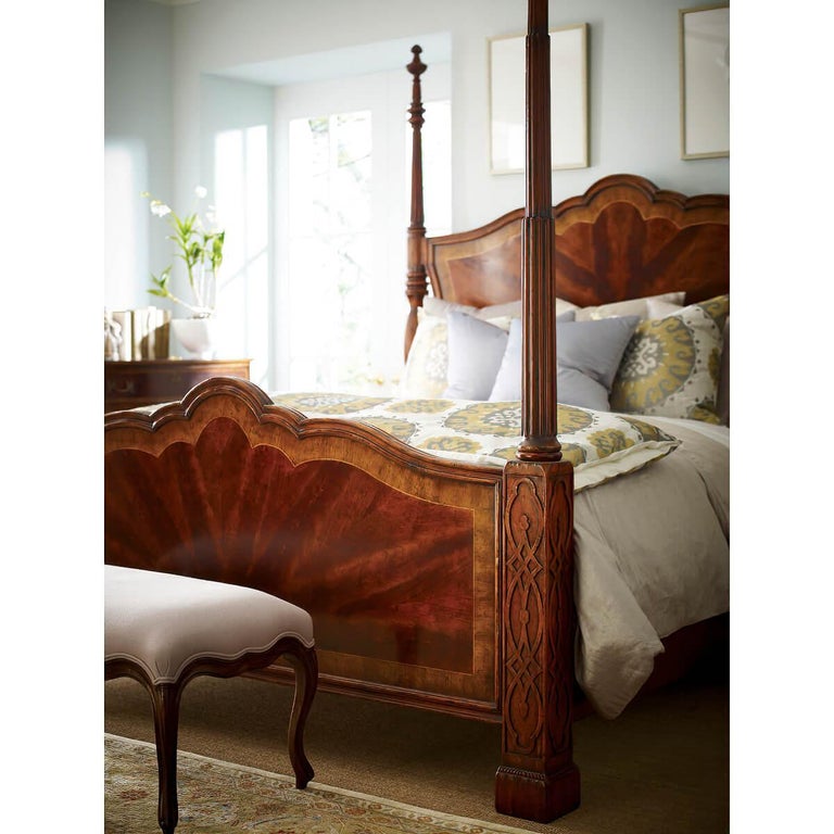 Chippendale Mahogany Four-Post Bed For Sale at 1stDibs | chippendale ...