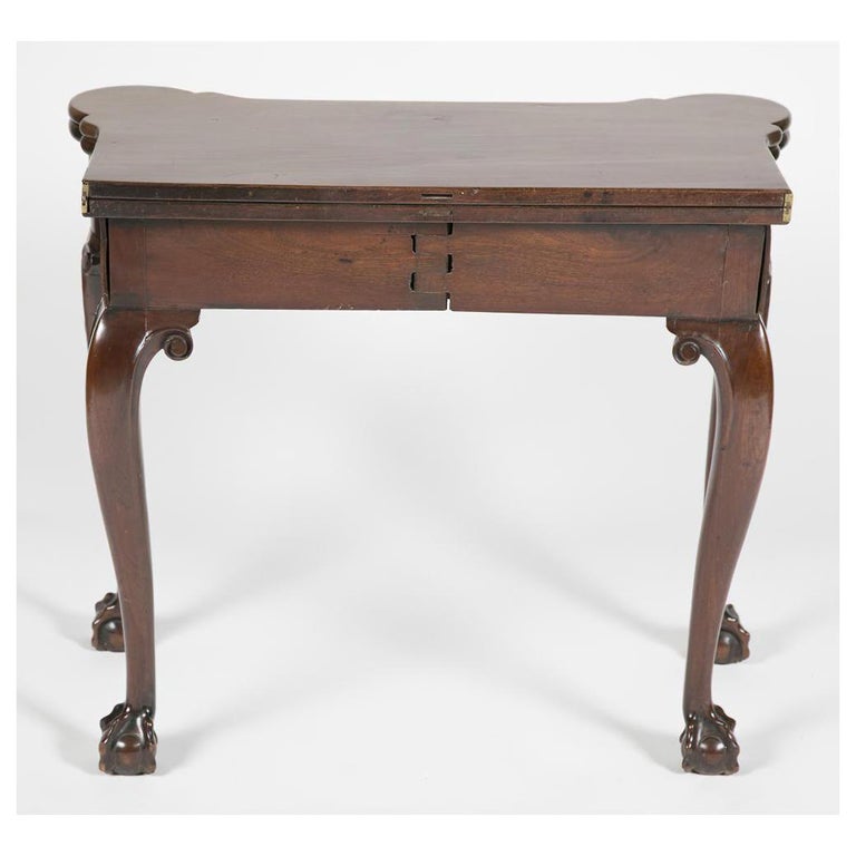 Chippendale Mahogany Game Table For Sale at 1stDibs | chippendale game ...