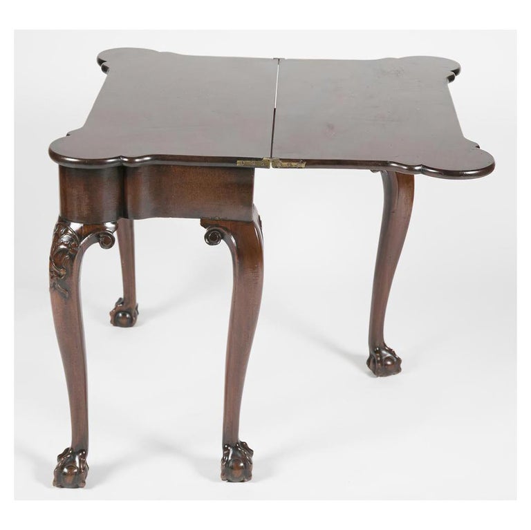 Chippendale Mahogany Game Table For Sale at 1stDibs | chippendale game ...
