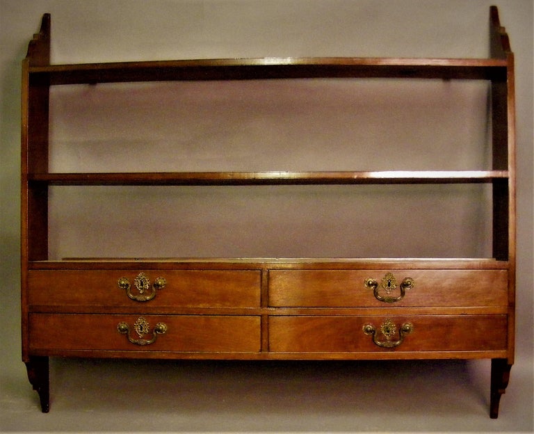 Chippendale Mahogany Shelves For Sale at 1stDibs