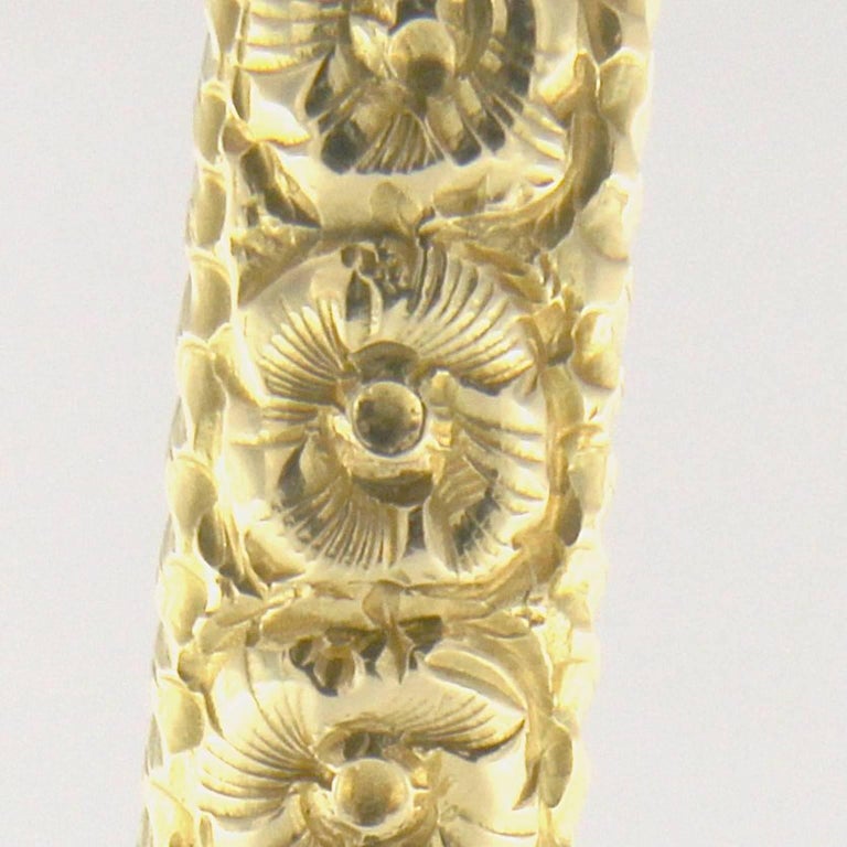 Chiseled Bracelet Yellow Gold 18 Karat For Sale at 1stDibs