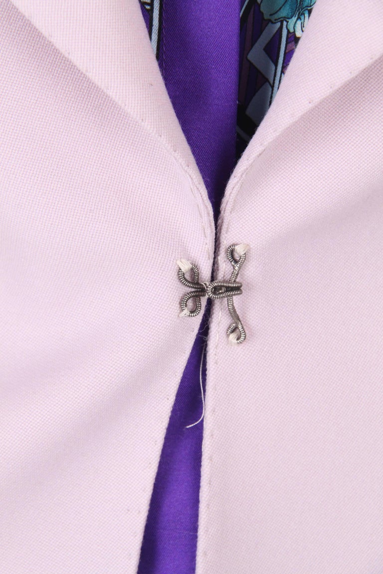 Chloe 2 Piece lilac Jacket and Trousers Suit at 1stDibs