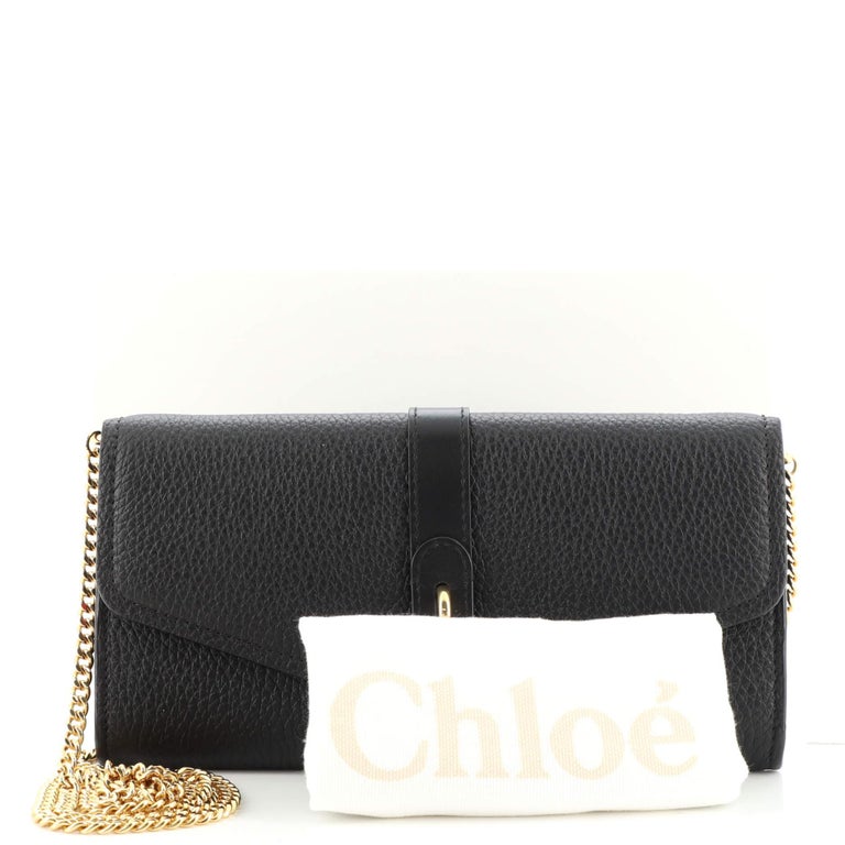 Chloe Aby Chain Wallet Leather at 1stDibs