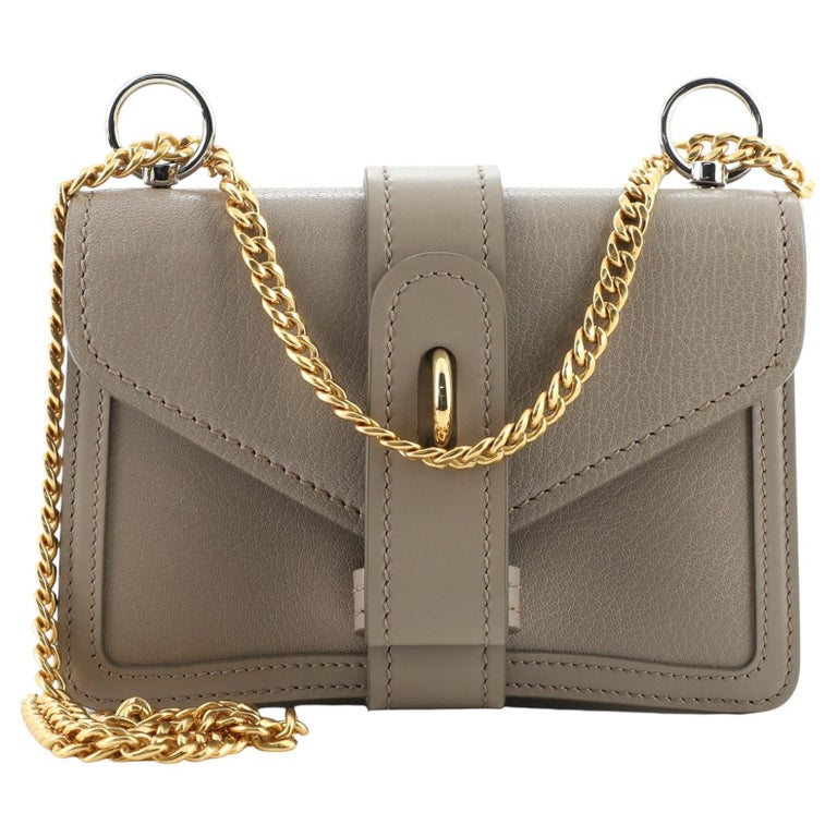 Chloe Aby Shoulder Bag Leather Mini at 1stDibs