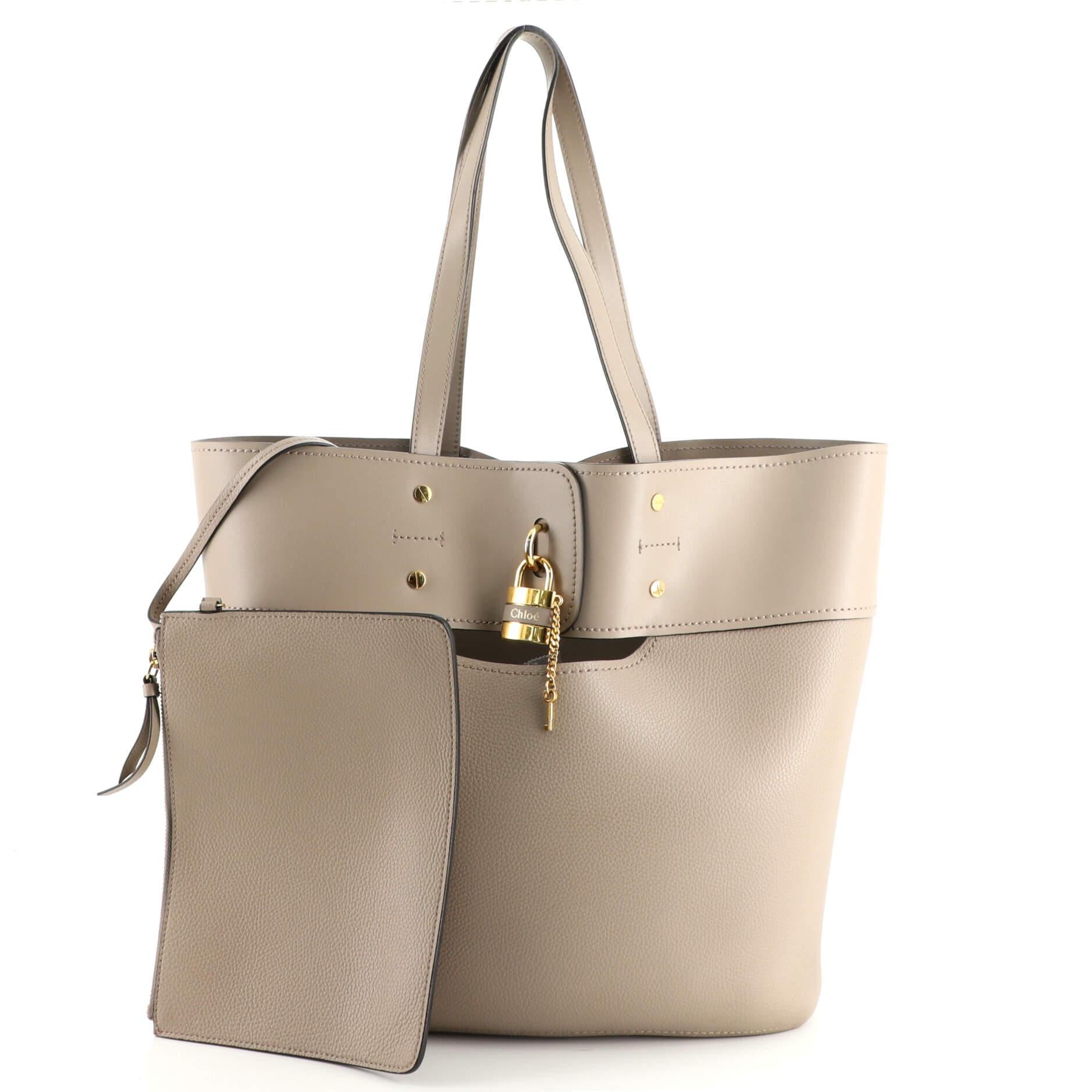 Chloe Aby Tote Leather Medium at 1stDibs