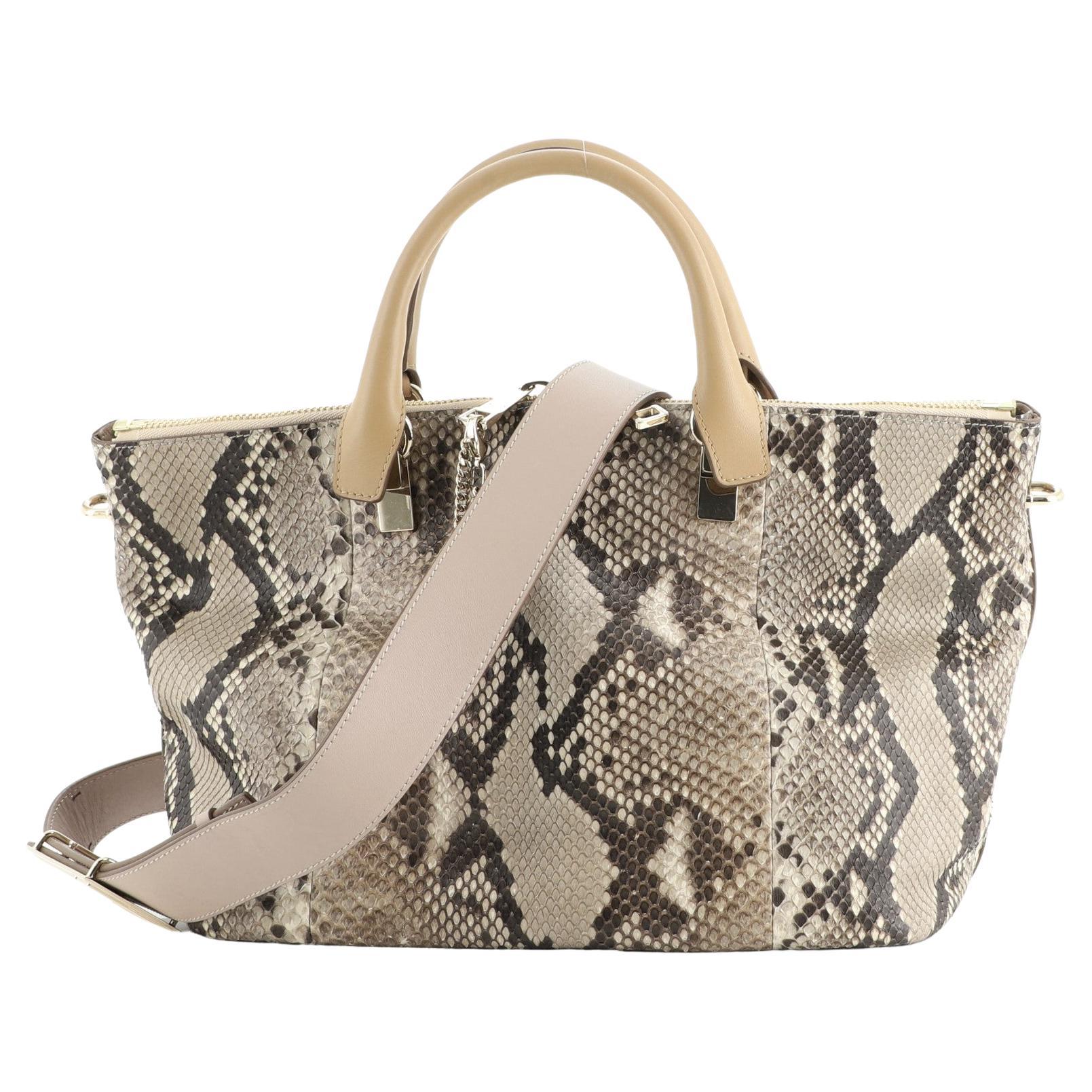 Chloé Chloé Large Zip Shopper Tote 869608 Brown Leather Shoulder Bag ...