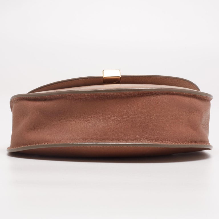 Chloe Beige Leather Mini Georgia Crossbody Bag For Sale at 1stDibs