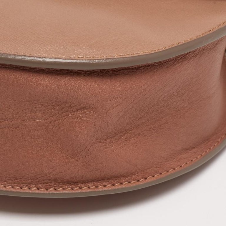 Chloe Beige Leather Mini Georgia Crossbody Bag For Sale at 1stDibs