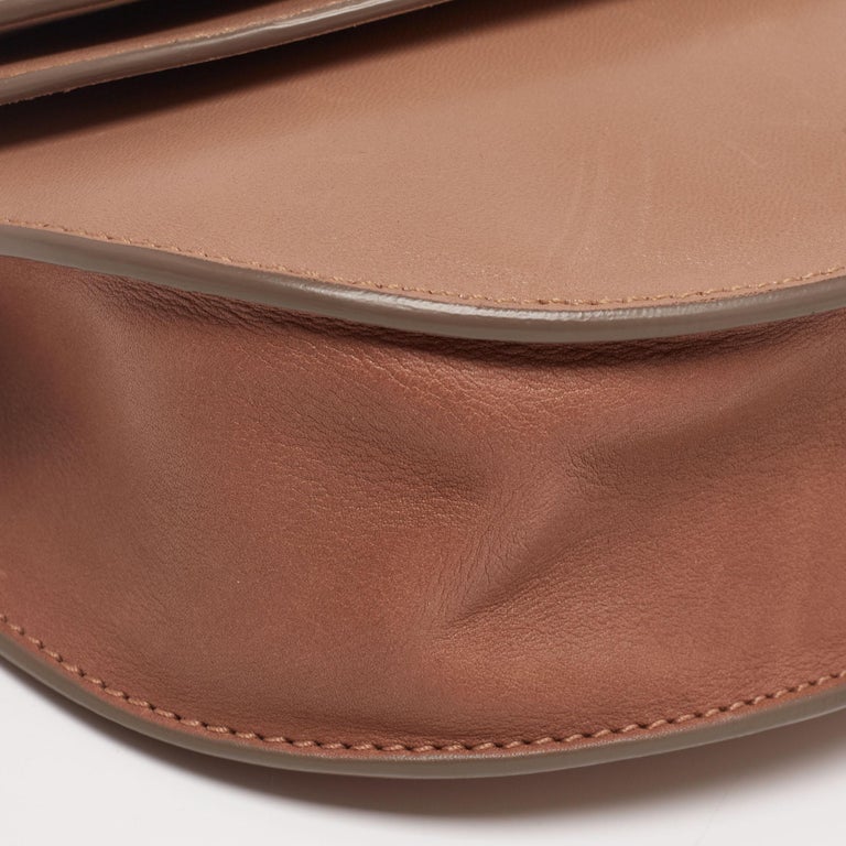 Chloe Beige Leather Mini Georgia Crossbody Bag For Sale at 1stDibs