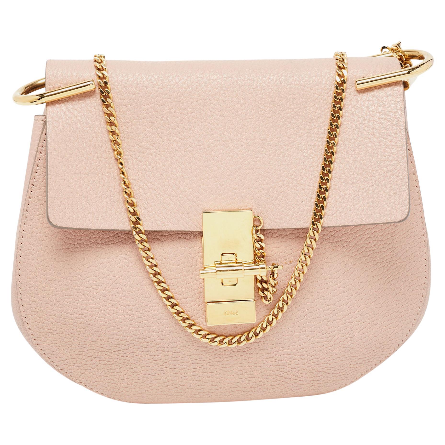 Chloe Drew Crossbody Bag Leather Small For Sale at 1stDibs