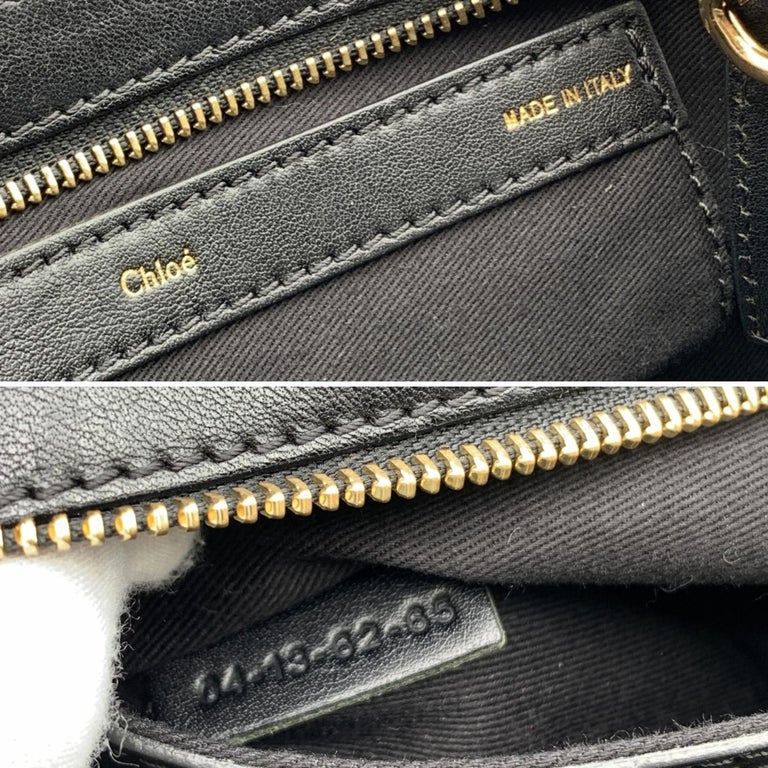 Chloe Bicolor Leather Alice Bag Satchel Handbag with Strap For Sale at ...