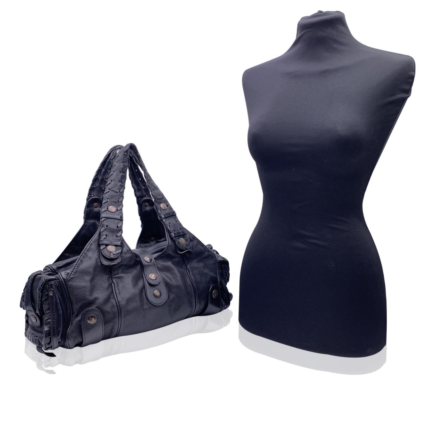 Chloe Black Leather Silverado Bag Tote Hobo Shoulder Bag For Sale at ...