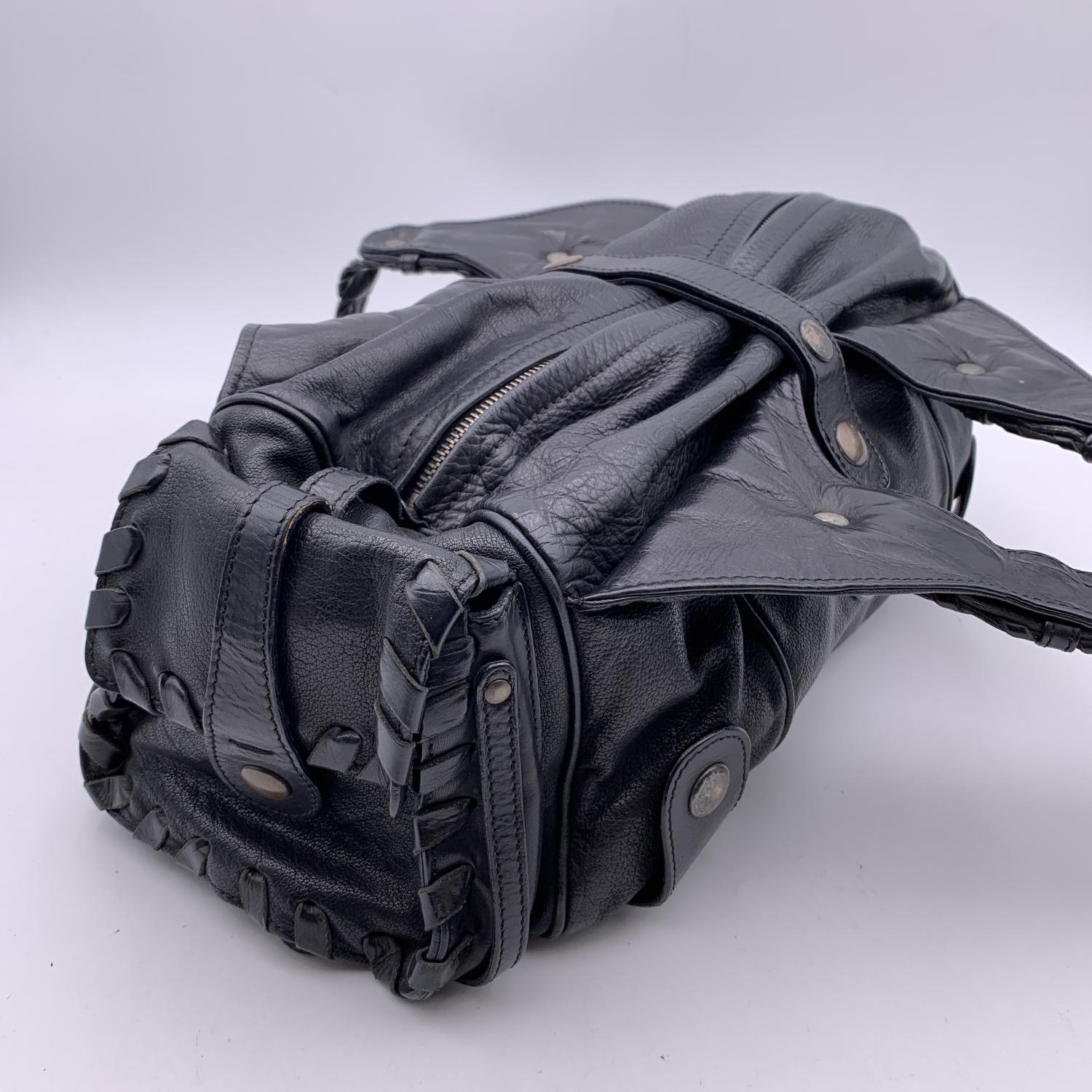 Chloe Black Leather Silverado Bag Tote Hobo Shoulder Bag For Sale at ...
