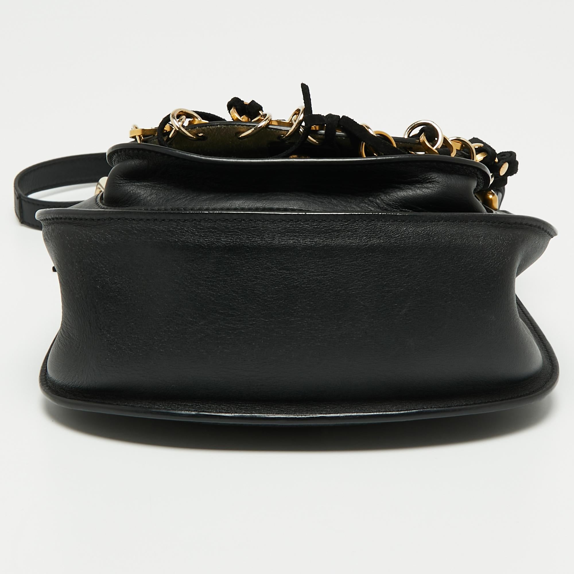 Chloe Black Leather Small Hudson Fringe Shoulder Bag at 1stDibs | chloe bag fringe, chloe fringe ...
