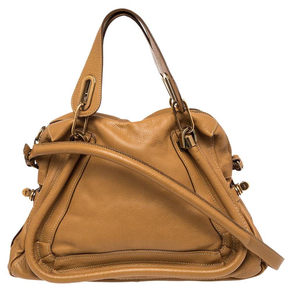 Chloé Betty 865632 Brown Leather Shoulder Bag For Sale at 1stDibs