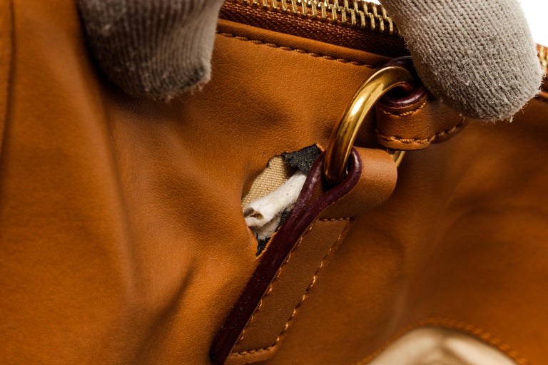 Chloe Brown Leather Sam Purse Tote Bag at 1stDibs