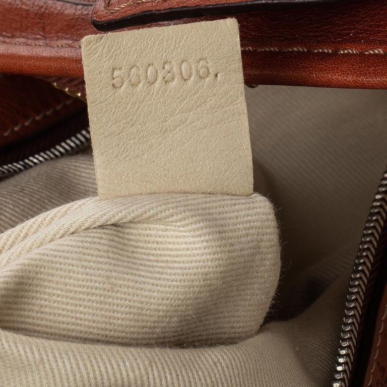Chloe Brown Leather Tracy Satchel For Sale at 1stDibs