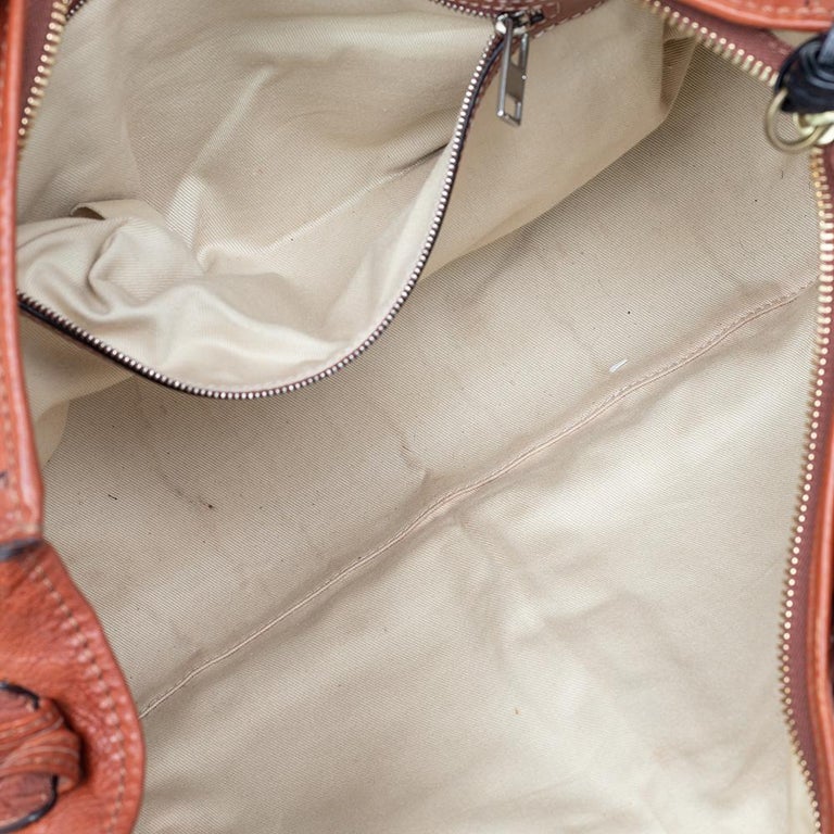 Chloe Brown Leather Tracy Satchel For Sale at 1stDibs
