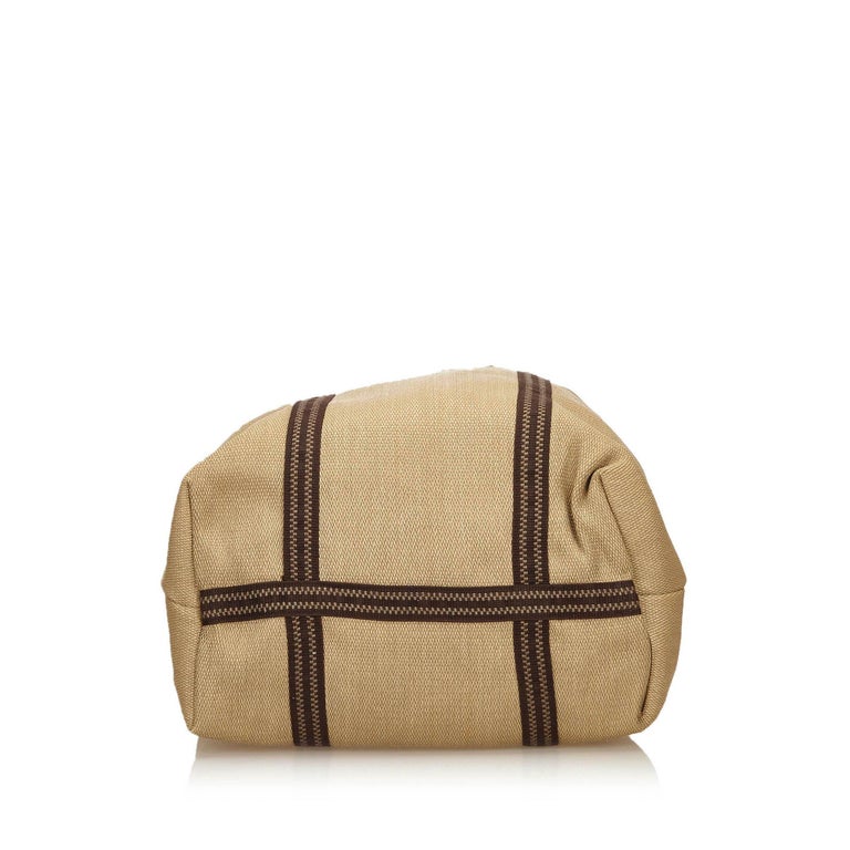 Chloe Brown Rayon Tote Bag at 1stDibs