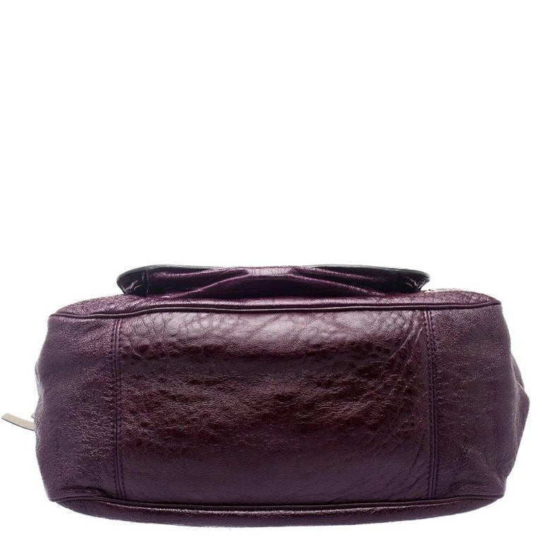 Chloe Burgundy Patent Leather Large Bay Hobo For Sale at 1stDibs ...