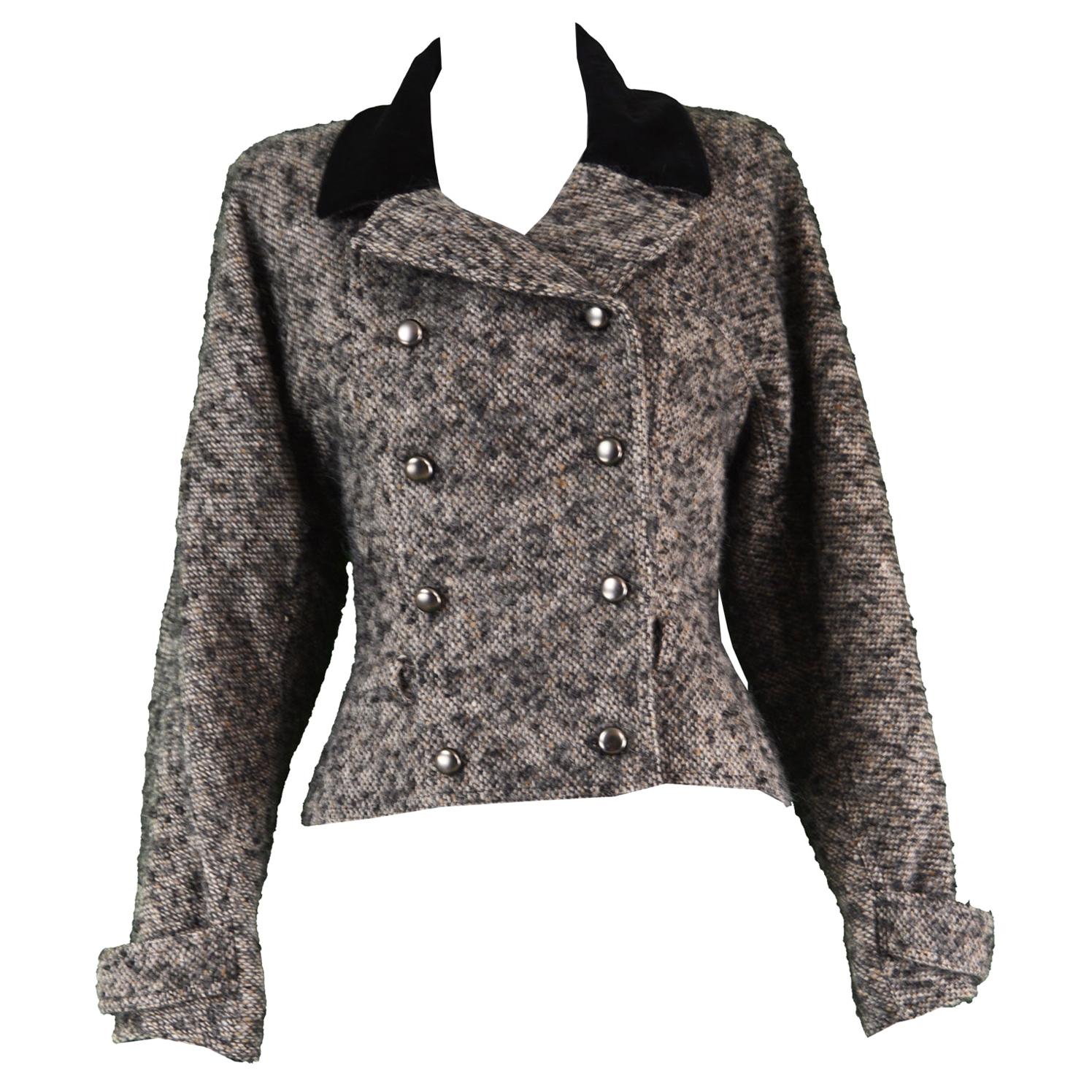 Kim Hadleigh Designs Vintage Men's Armor Plated Leather Jacket, 1980s ...