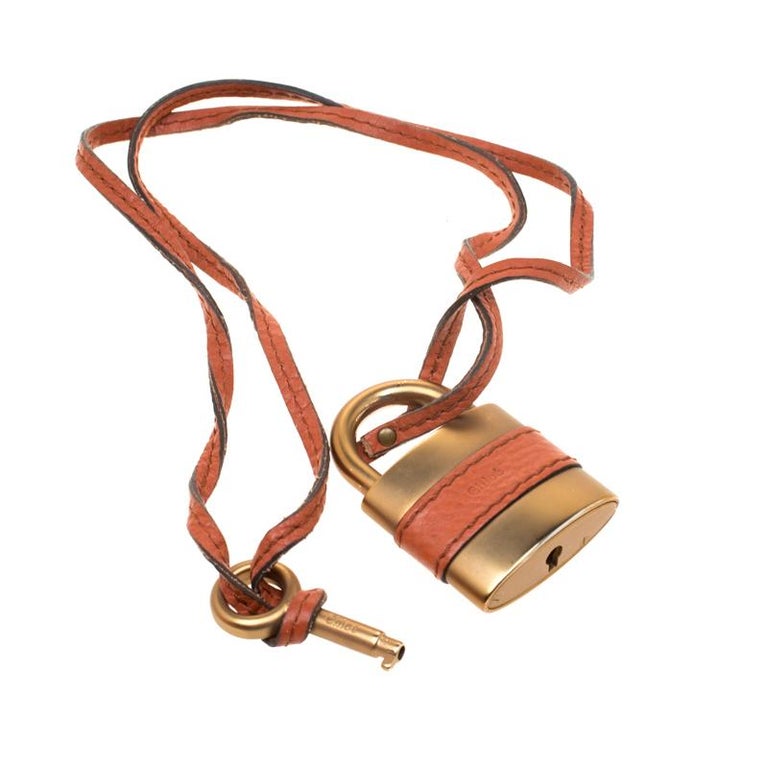 Chloe Copper Leather Front Pocket Paddington Satchel For Sale at 1stDibs