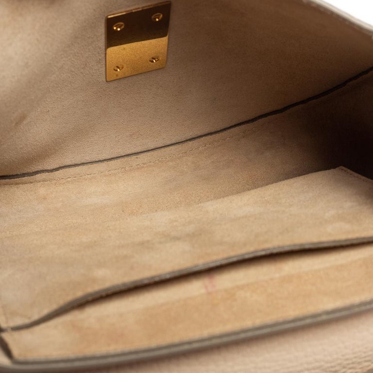 Chloé Cream Leather Medium Drew Shoulder Bag For Sale at 1stDibs