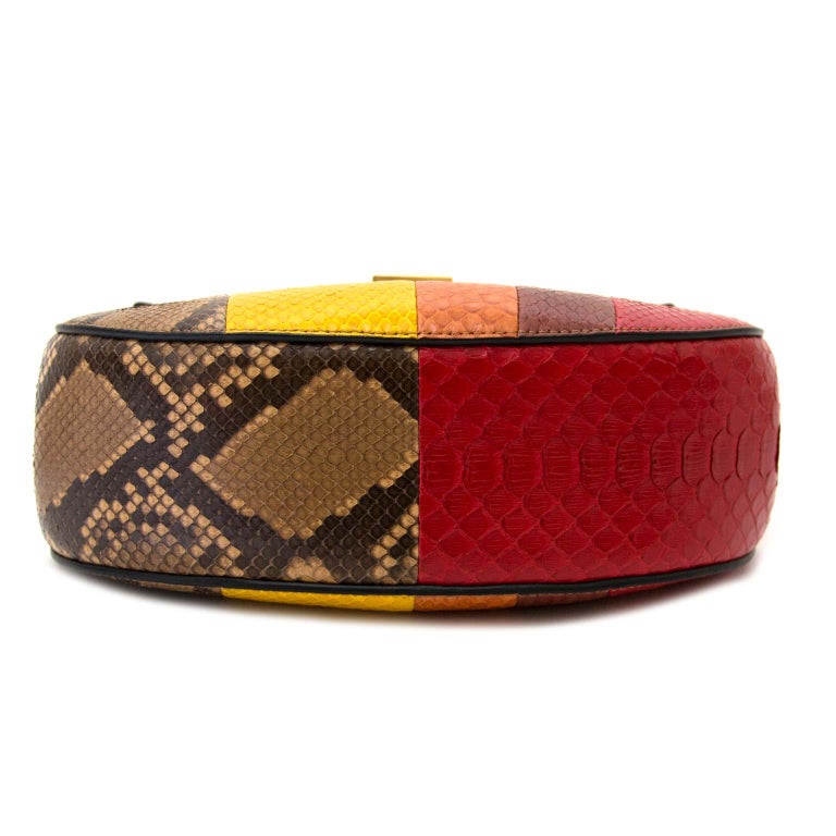 Chloé Drew Multicolor Python Crossbody Bag at 1stDibs | chloe drew sale