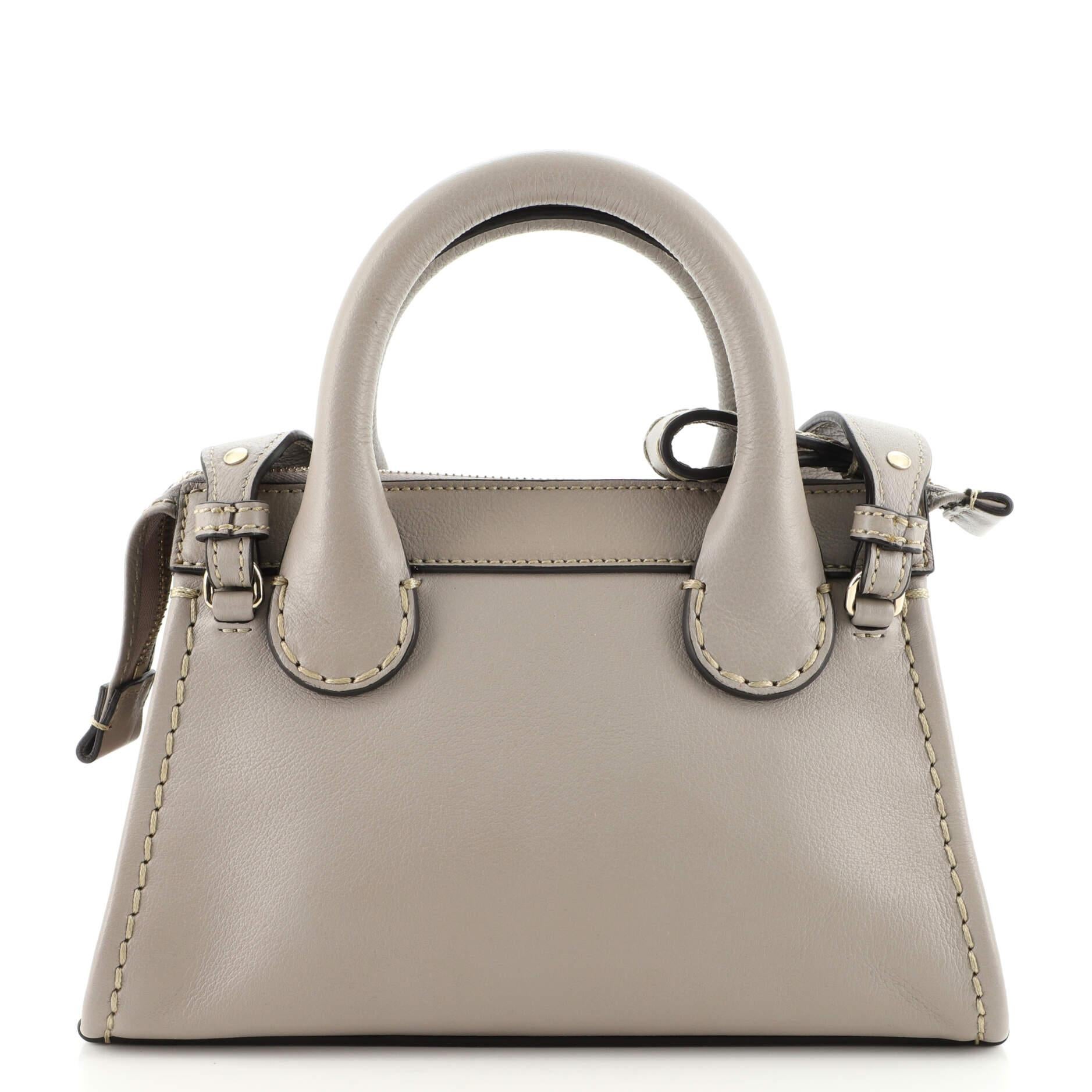 Chloe Edith NM Satchel Leather Mini For Sale at 1stDibs