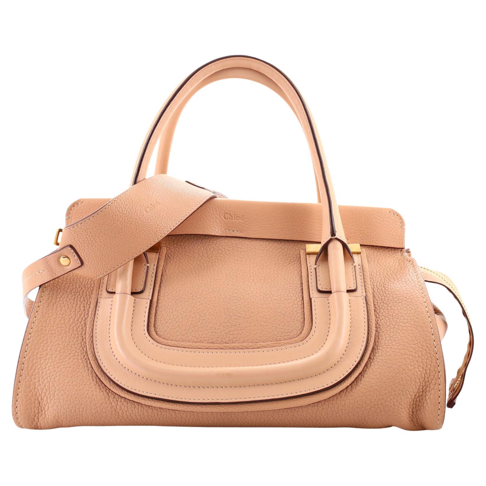 Chloe Beige Leather Sally Medium Shoulder Bag at 1stDibs