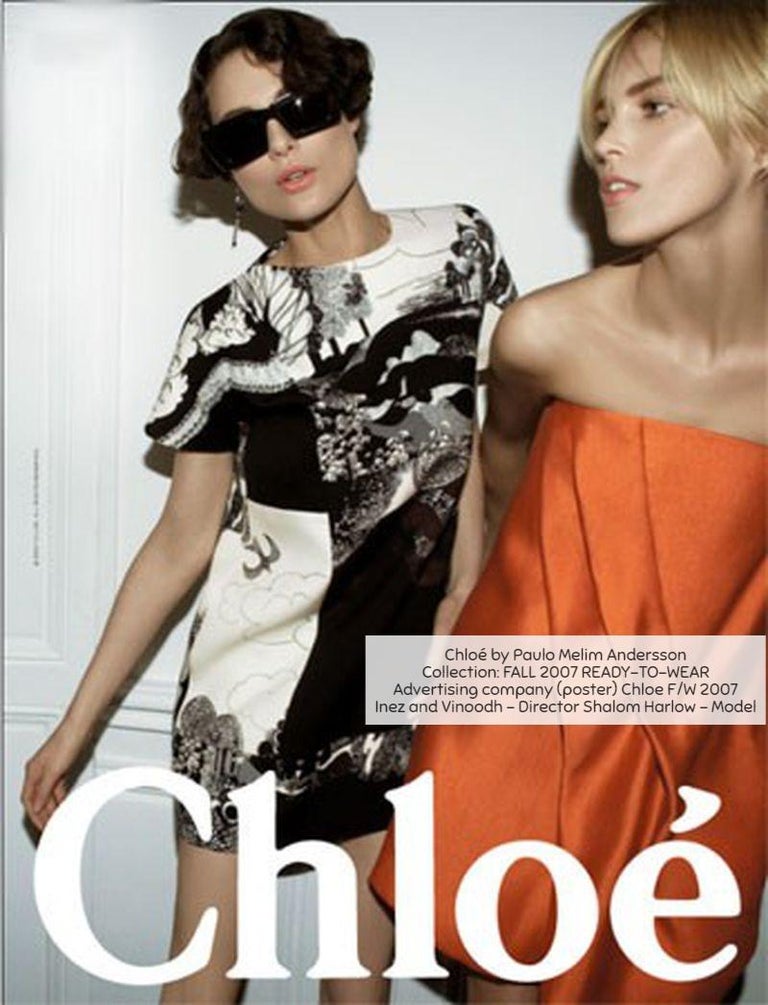 Chloé FALL 2007 RTW Secret Garden a-line wool dress 40 fr For Sale at ...