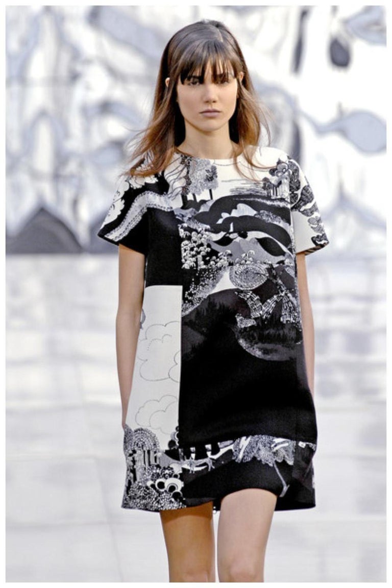 Chloé FALL 2007 RTW Secret Garden a-line wool dress 40 fr For Sale at ...