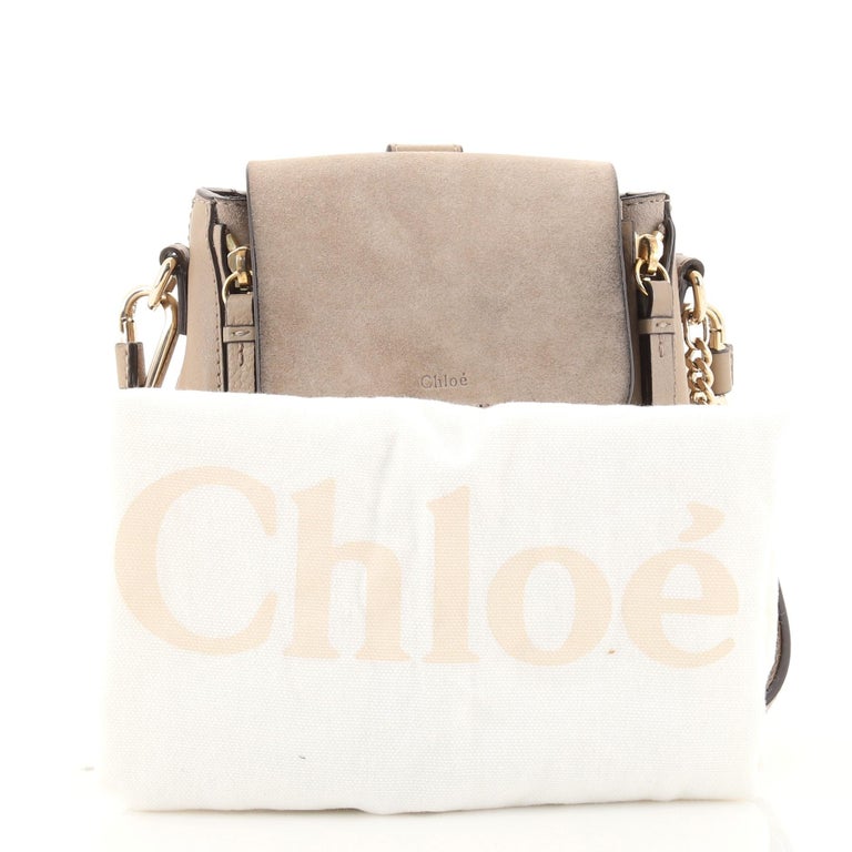 Chloe Faye Backpack Leather and Suede Mini at 1stDibs