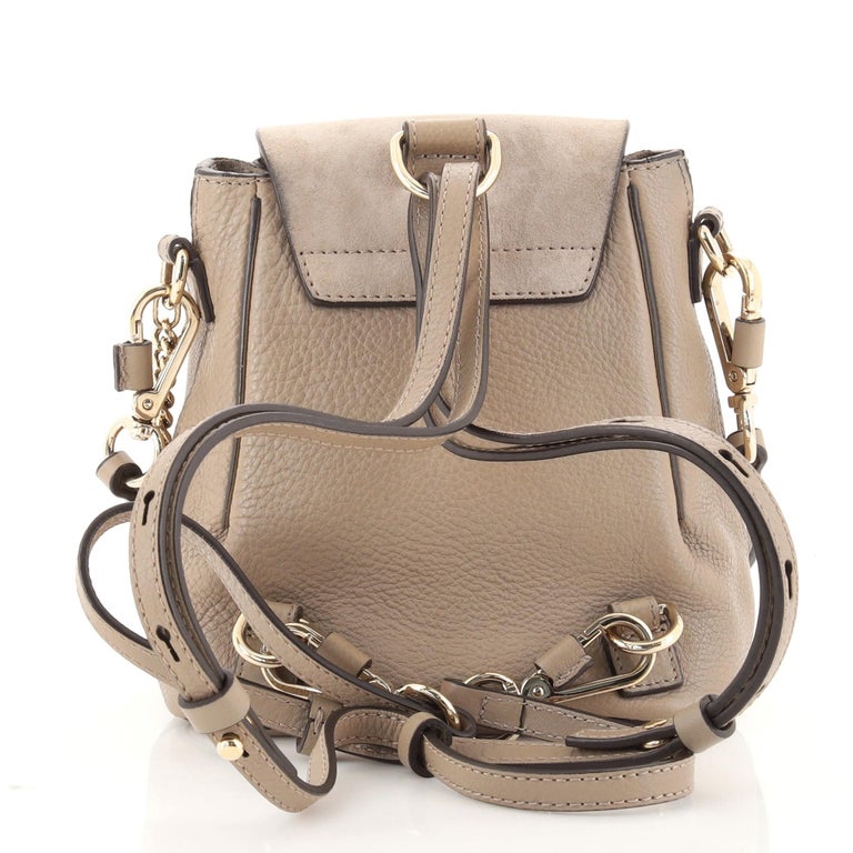 Chloe Faye Backpack Leather and Suede Mini at 1stDibs