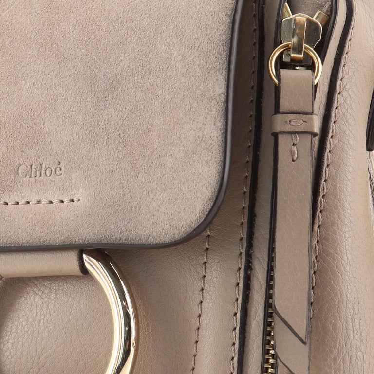Chloe Faye Backpack Leather and Suede Mini at 1stDibs