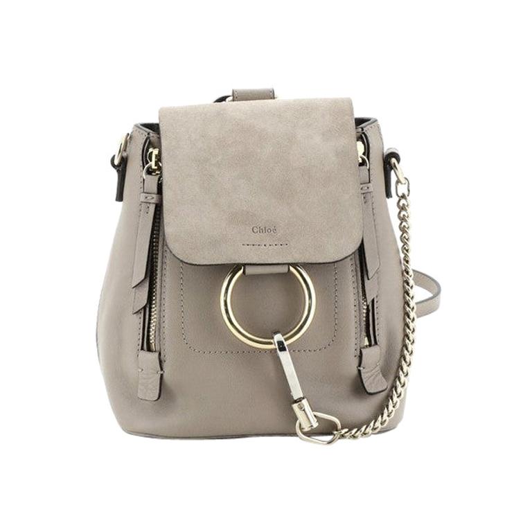 Chloe Faye Backpack Leather And Suede Mini at 1stDibs | chloe faye mini ...