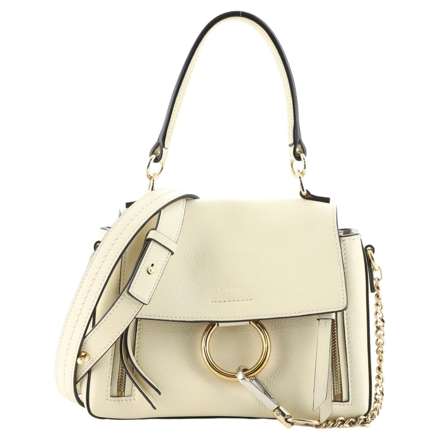 Chloe Beige Leather Sally Medium Shoulder Bag at 1stDibs