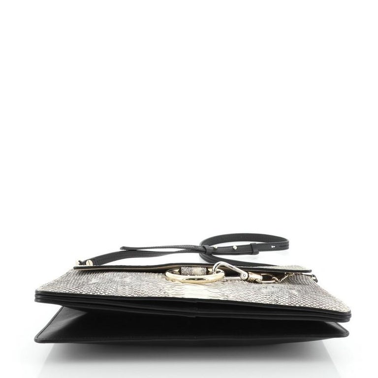 Chloe Faye Shoulder Bag Python Medium at 1stDibs