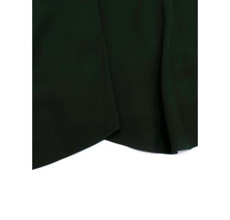 Chloe Forest Green Pleated Skirt For Sale at 1stDibs